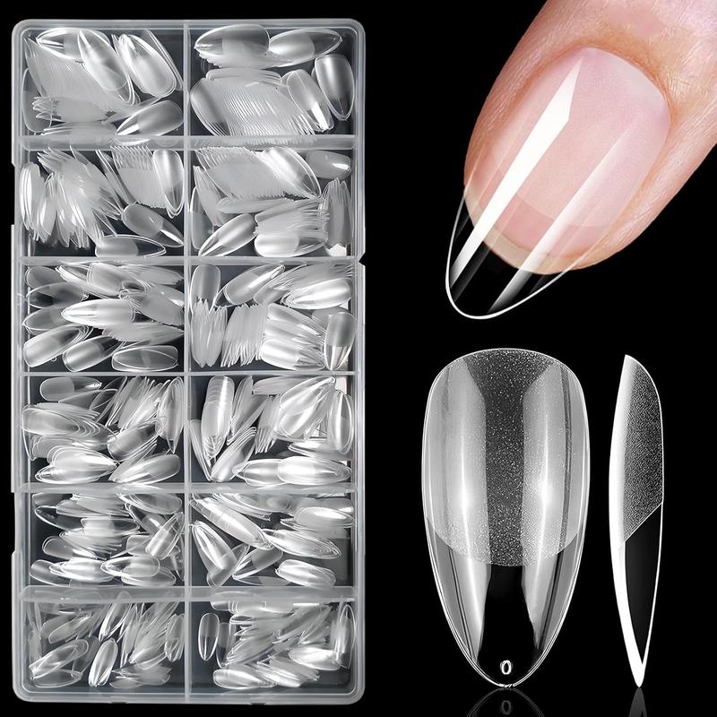 LoveOurHome 600pc Clear Fake Toenails Gel Toe Nail Tips Acrylic ...