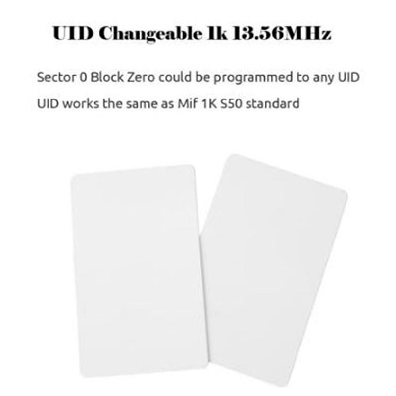 10 X UID Card 13.56MHz Block 0 Sector Writable IC Cards Clon - TikTok ...