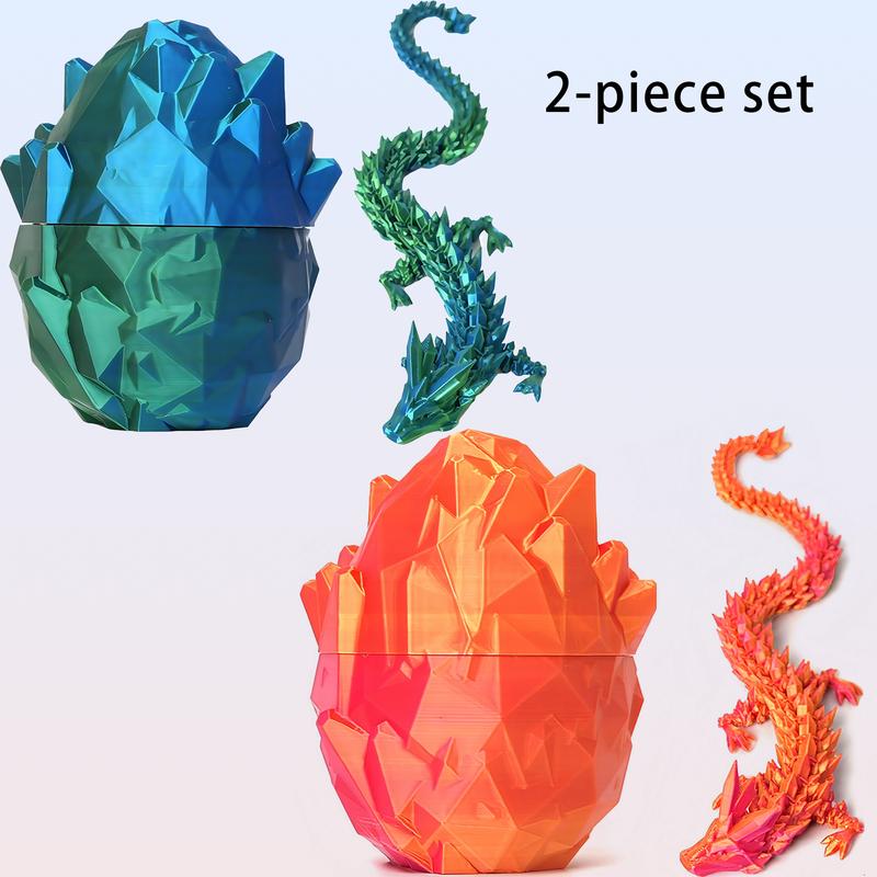 2-piece set of mysterious dragon flexible joint decoration, 3D - TikTok ...