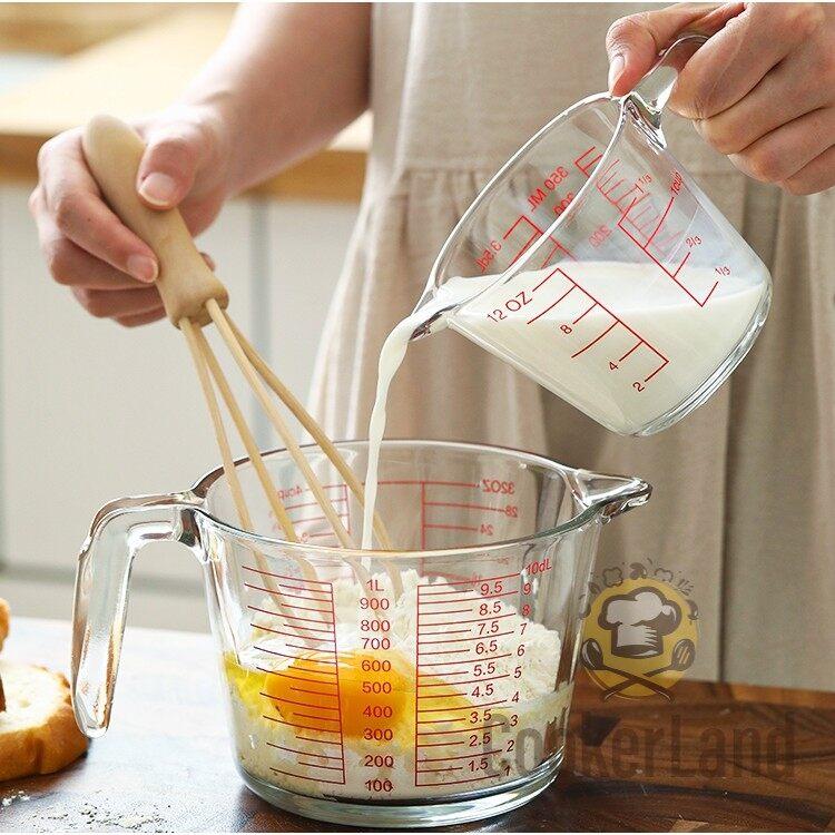 Glass Measuring Cup With Handle High Borosilicate Kitchenware Bakeware ...