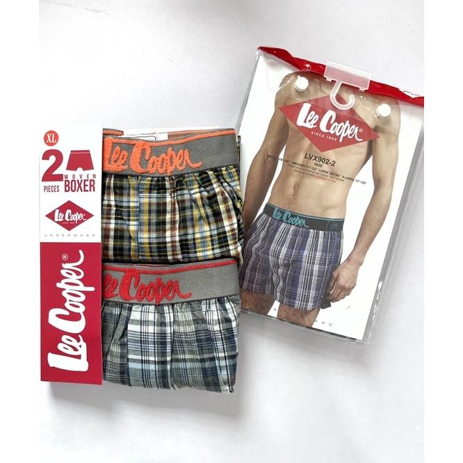 LVX902-2 🩲 LEE COOPER Seluar Dalam Lelaki Woven Boxer (2 Helai ...
