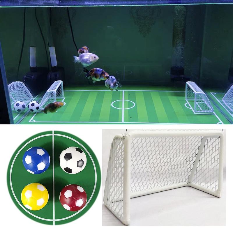 Does Not Fade Aquarium Football Goal Sinking Ball Table Football ...