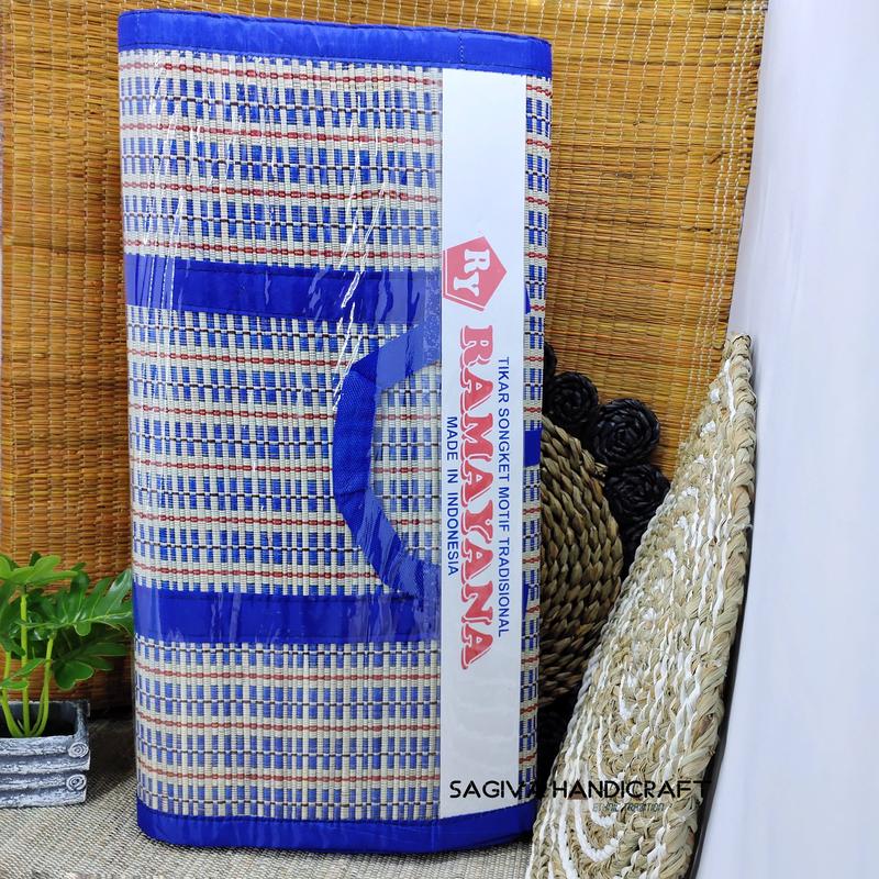 Tikar Lipat Piknik 3x2 Ramayana Mendong Motif Tenun Jablay - Shop ...