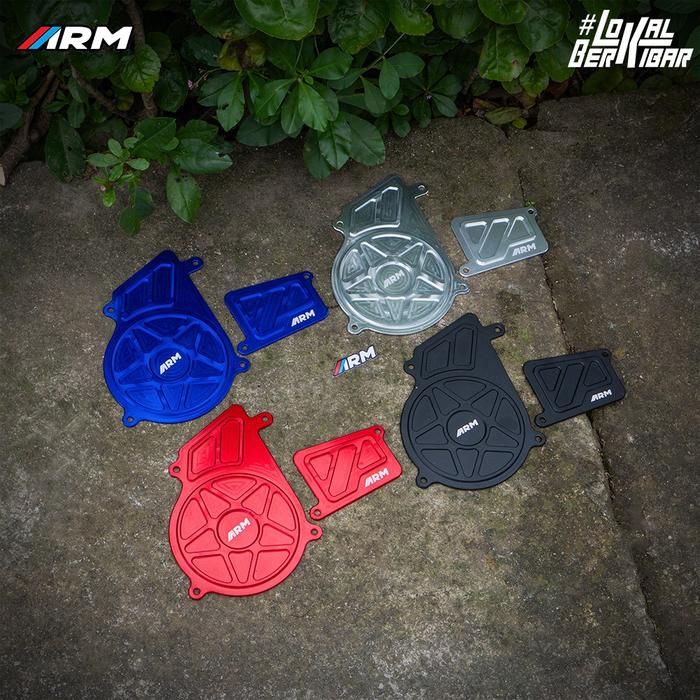 Jual ARM ARUMI COVER CVT NMAX OLD ALUMUNIUM - SILVER - Kota Tebing ...