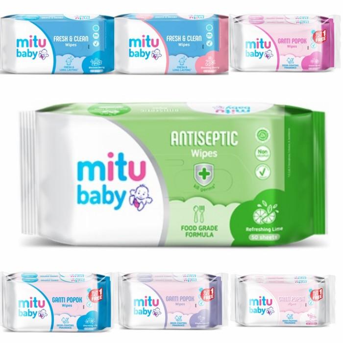 Mitu Baby Ganti Popok Wipes 50Sheet Beli 1+1 - Shop | Tokopedia