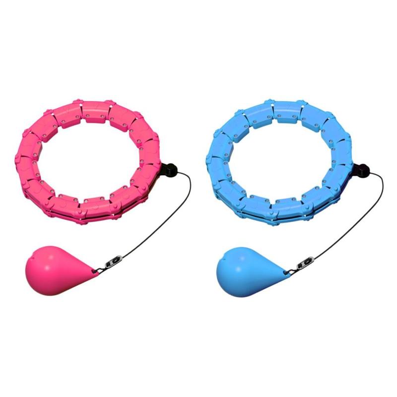 Weighted Hoop Circle Hoops Sports Weight Loss Workout 13 Detachable ...