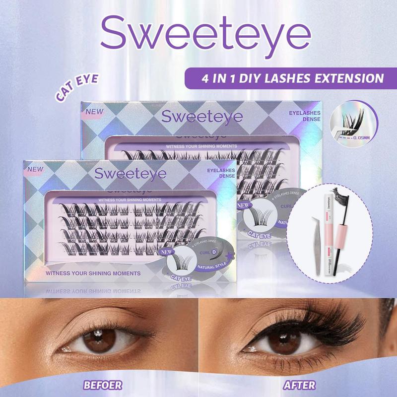 Sweeteye Cat Eyelash Extension Set New Upgrade D Curl 13-16m - TikTok ...