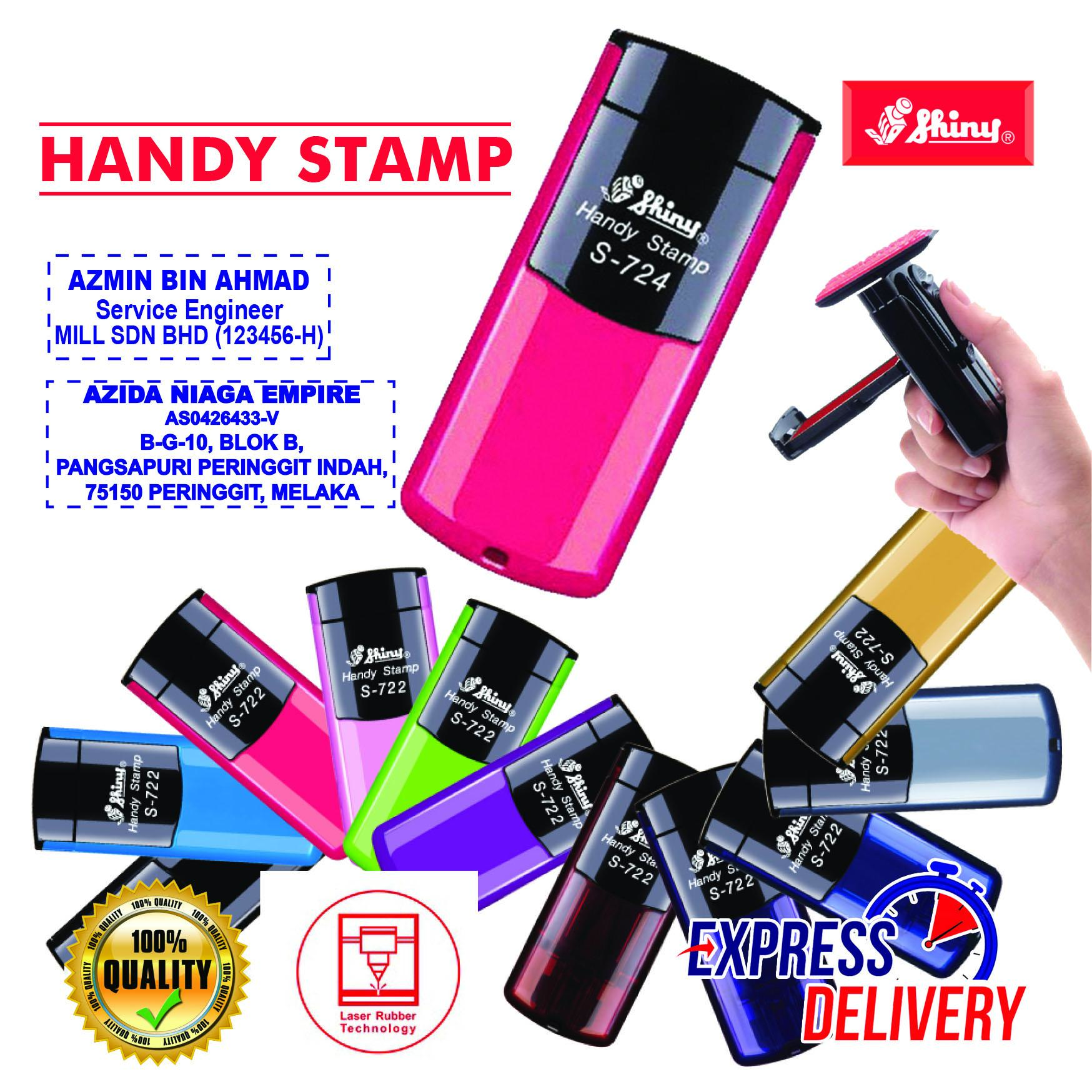 Shiny Self Inking Handy Stamp S-722/S-723/S-724 - TikTok Shop Malaysia