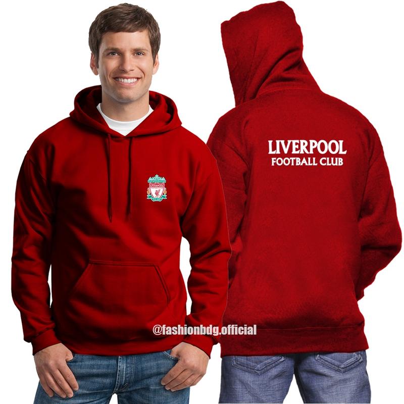 Jaket Hoodie Liverpool, Diperbuat daripada Bulu Tebal, denga - TikTok ...