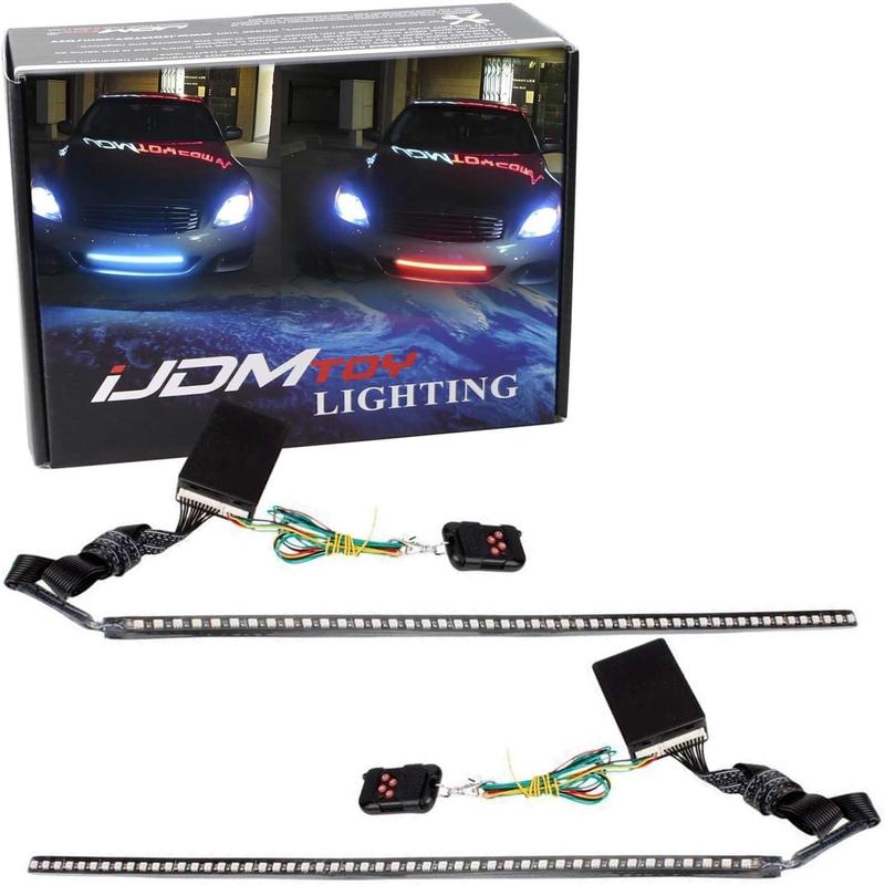 iJDMTOY 20 inches 48-LED RGB 7-Color LED Knight Rider Scanne - TikTok Shop