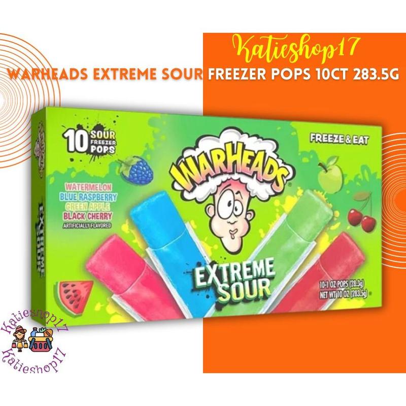 Warheads Extreme Sour Freezer Pops 10ct 283.5g / Skittles Original - TikTok Shop Philippines