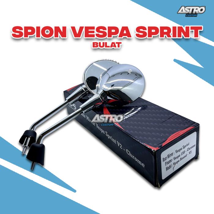 Jual NPS Spion Vespa Sprint Oval Dan Bulat Chrome Piaggio - Kota Depok ...