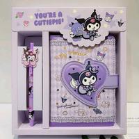 Jual (COD) Buku 2 IN 1 Notebook Magnet SANRIO (Include PEN & GIFT BOX ...
