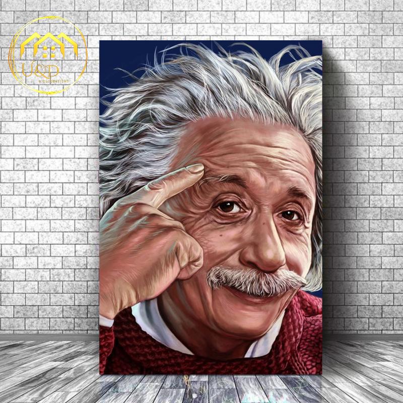 POSTER KAYU ALBERT EINSTEIN - POSTER ALBERT EINSTEIN - HIASAN DINDING ...