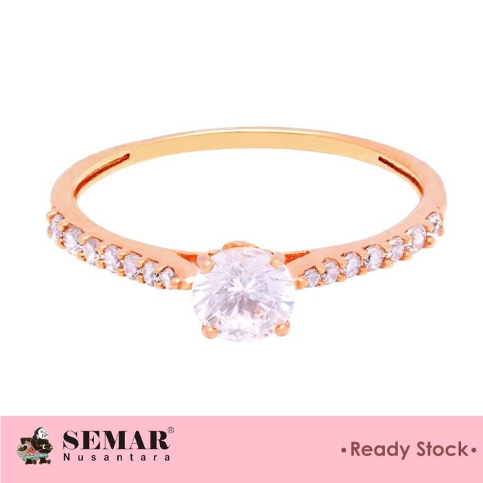 Promo Cincin Emas Velerin Solitaire Gold 10K Semar Nusantara - 16-17 ...