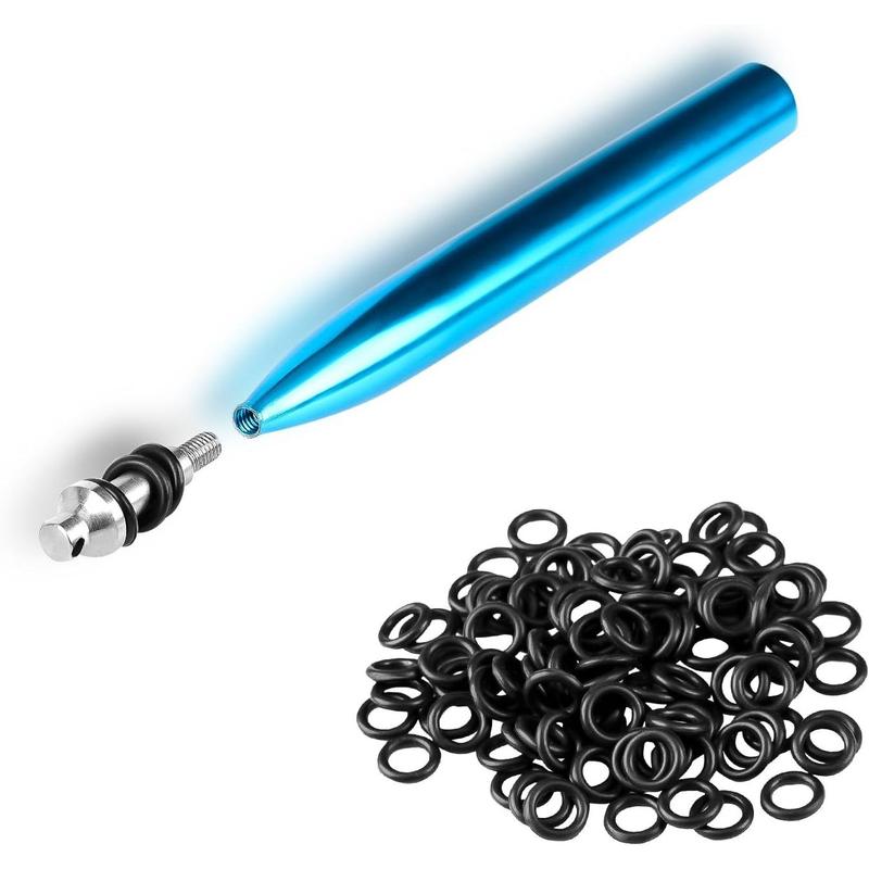 WR1 Aluminum Wacky Rig Tool Kit with 110 count O-Rings for Worms ...