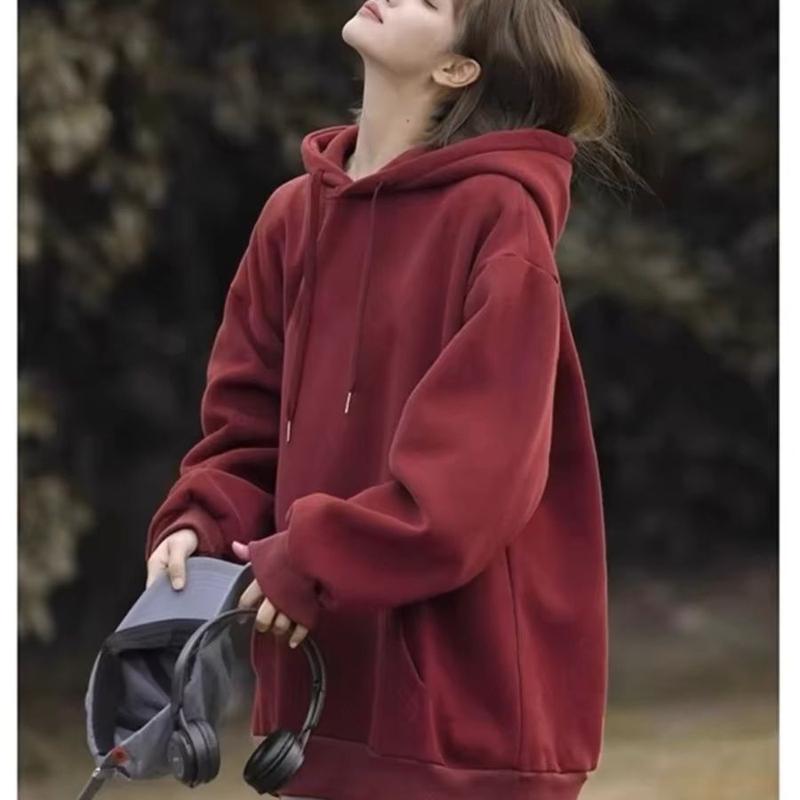 Sweater Jenama Fesyen Amerika, Warna Merah Wain, Untuk Lelaki, - TikTok ...