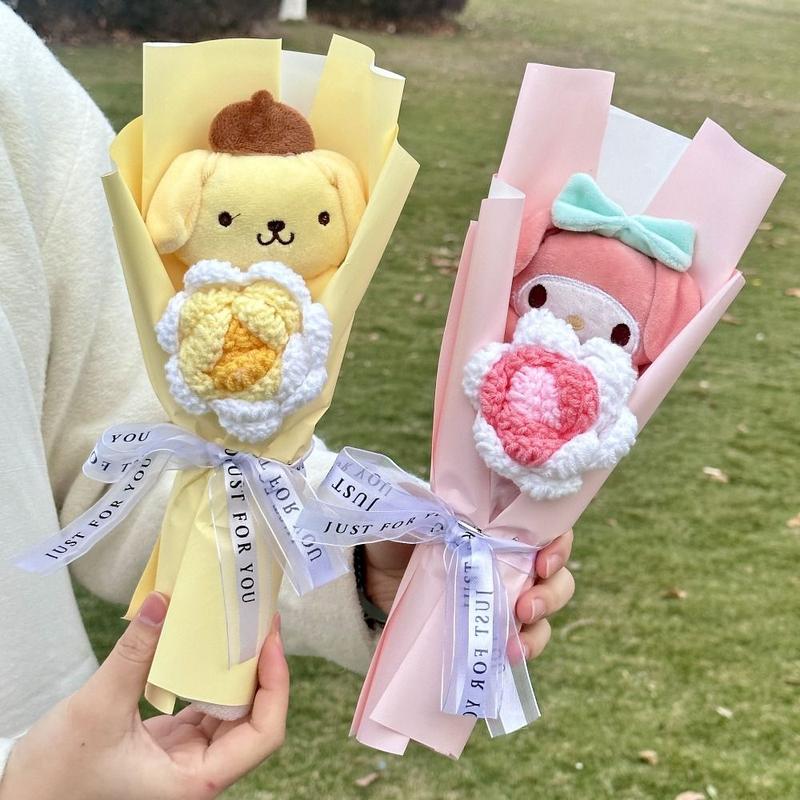 Sejambak Bunga, Gaya Anime, dengan Anak Patung Pompompurin, Melodi ...