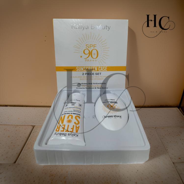#HairCare-World Kaliya Beauty SPF 90+ Sunscreen Case 2 Piece - TikTok ...