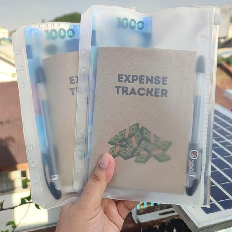 Expenses Tracker Notebook Booklet with Pouch List Gastos Min - TikTok ...