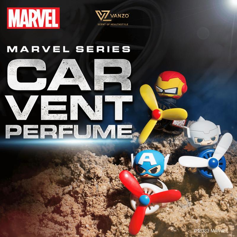 VANZO Marvel Series Car Vent Perfume 4g x 2 (Captain America - TikTok Shop Malaysia