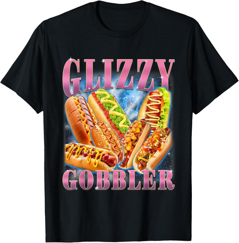 100% Cotton Funny Glizzy Gobbler Meme Hilarious Hot Dog Glizzy - TikTok ...