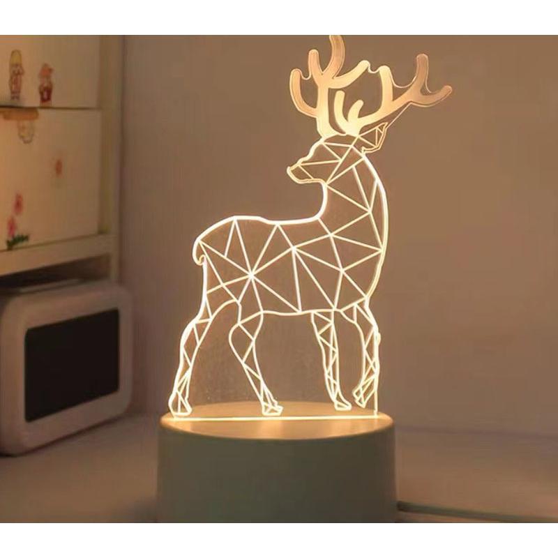 Lampu malam 3d kreatif kecil, hadiah acara, hadiah percutian - TikTok ...