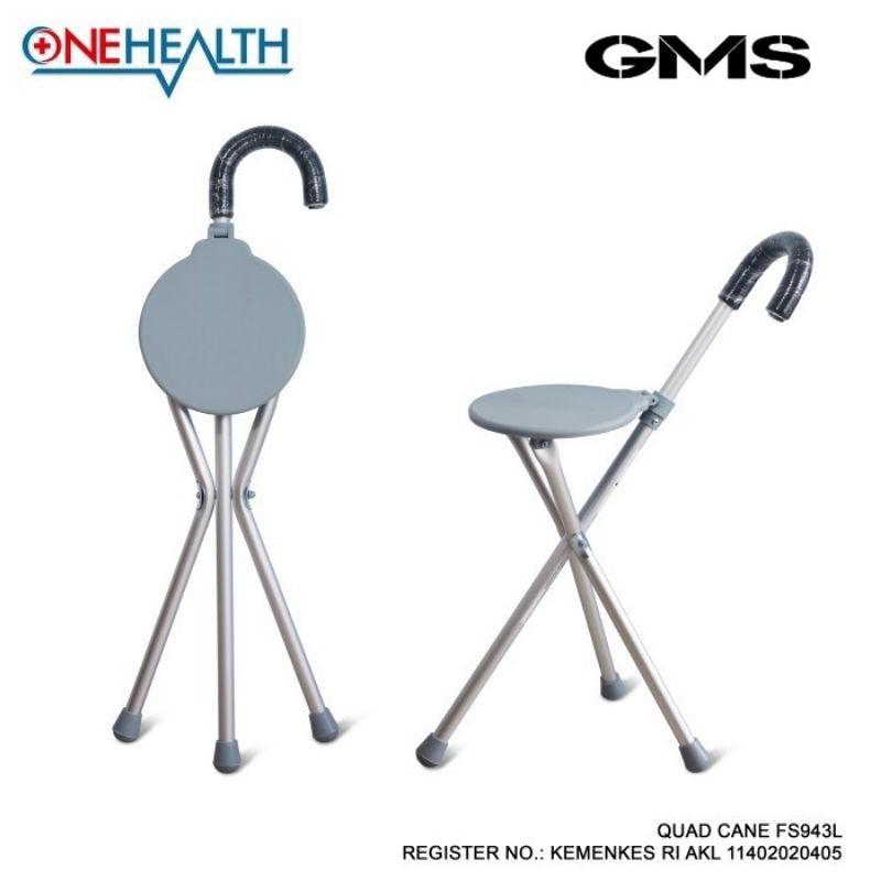 Tongkat Duduk Onehealth 943L / 911L Alat Bantu Jalan / Tongkat Manula ...