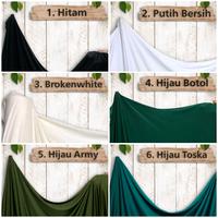 Promo Kain Jersey Spandex Zoya Polos Eceran - HARGA PER SETENGAH METER ...
