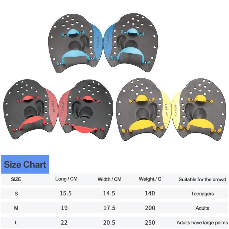 Swimming Hand Paddles Silicone Swim Training Hand Fin Flippe - TikTok ...