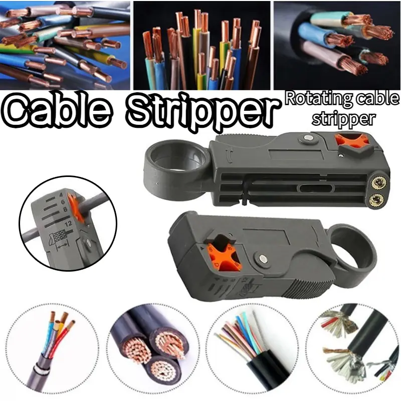 Cable Stripper Rotary Cable Stripper Multi-function Wire Stripper ...