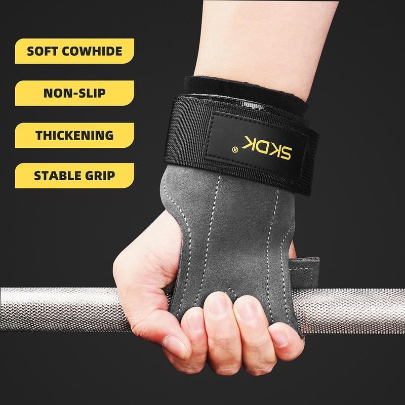 1 Pair Of Palm Guards Cowhide Palm Guards Weightlifting Gymnastics ...