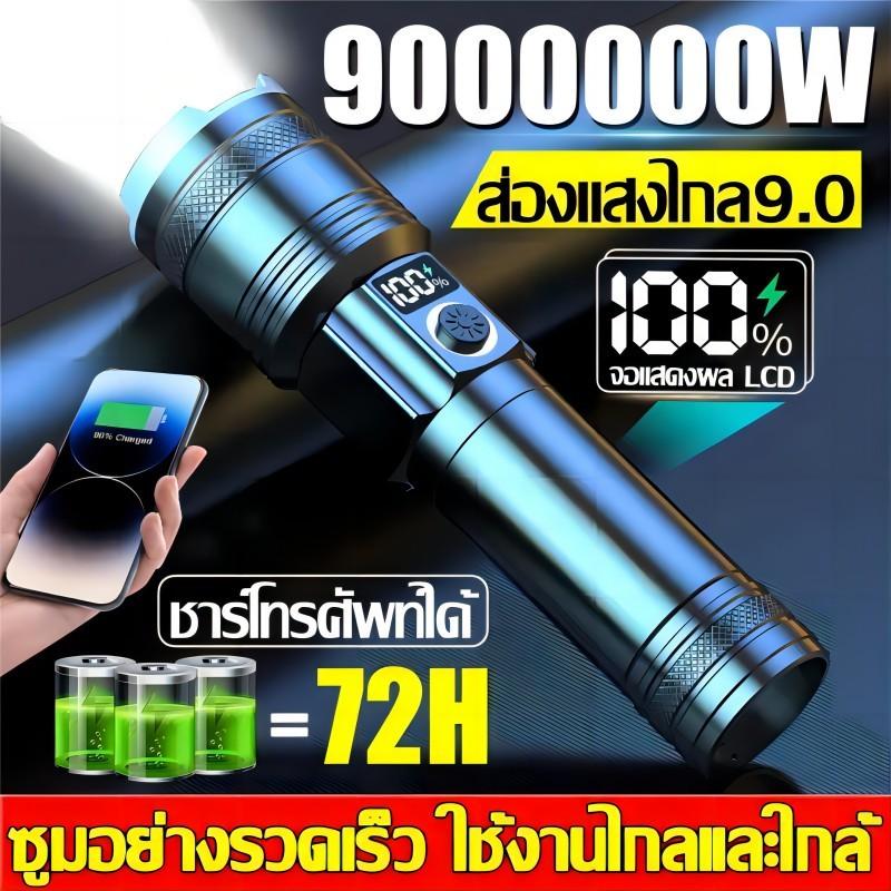 Lampu Suluh LED, Zum Kuasa Tinggi, 20000W, 10000 Lumen Lighting ...
