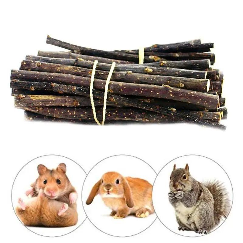 100g Hamster Rabbit Teeth Grinding Natural Apple Tree Stick Minerals ...