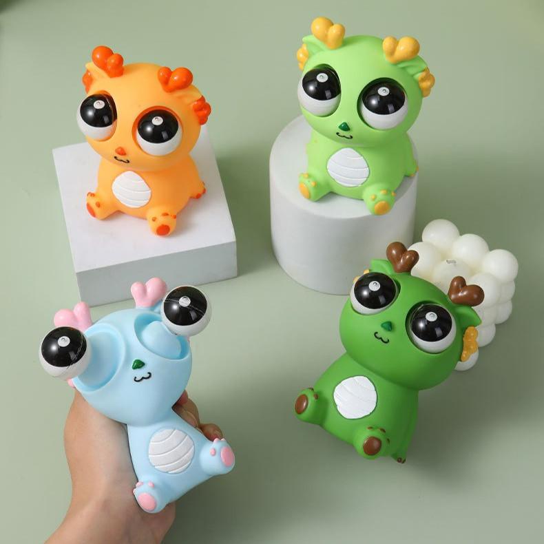Mainan Squishy Dragon Mata Melotot - Mainan Anti Stress Unik untuk ...