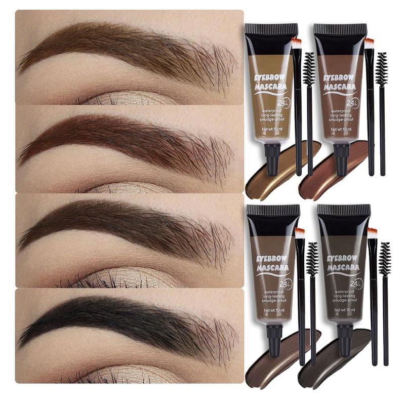 Maskara Kening Penebalan Berwarna, Tinted, dengan Dua Berus Kening ...