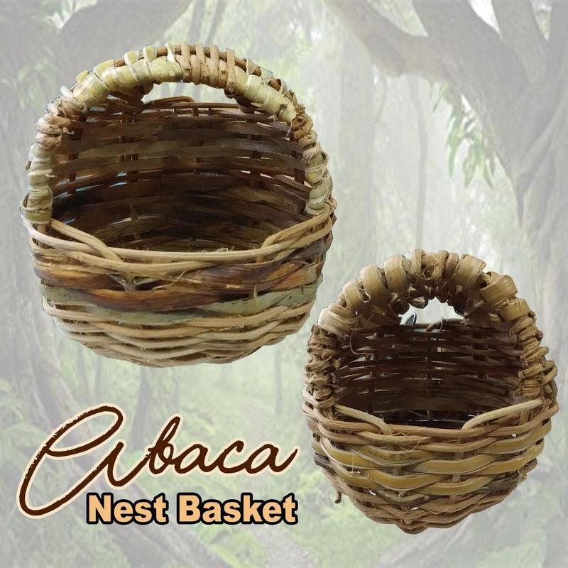 Abaca Wood Bird Nest Basket with Natural Finish - TikTok Shop Philippines