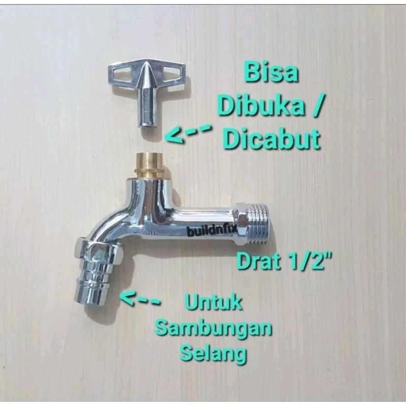 Kran Taman Kran Tembok Kran Kunci 1/2" FLO / SANITARY WARE - Shop ...