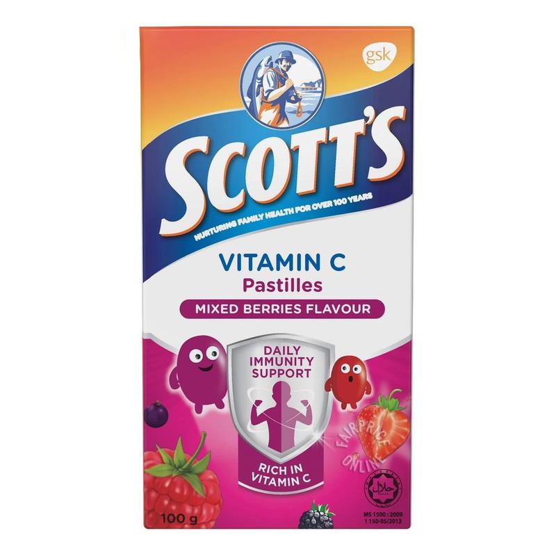 Scott's Mixed Berries Vitamin C Pastilles 100g - TikTok Shop Singapore