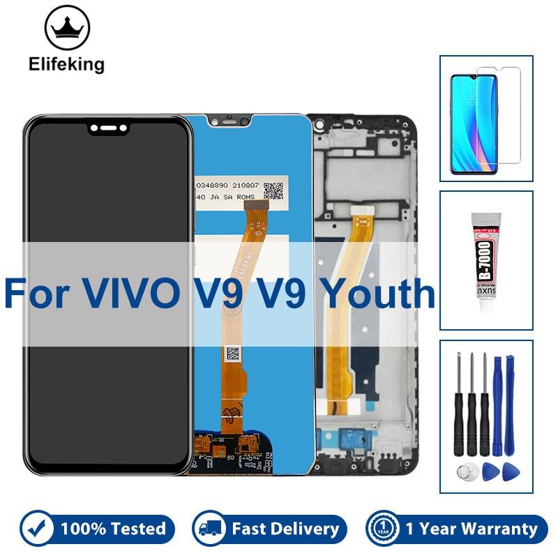 LCD, 6.3 ", Untuk Vivo V9, V9 Belia, Y85, 1726, 1727, Penggantian ...