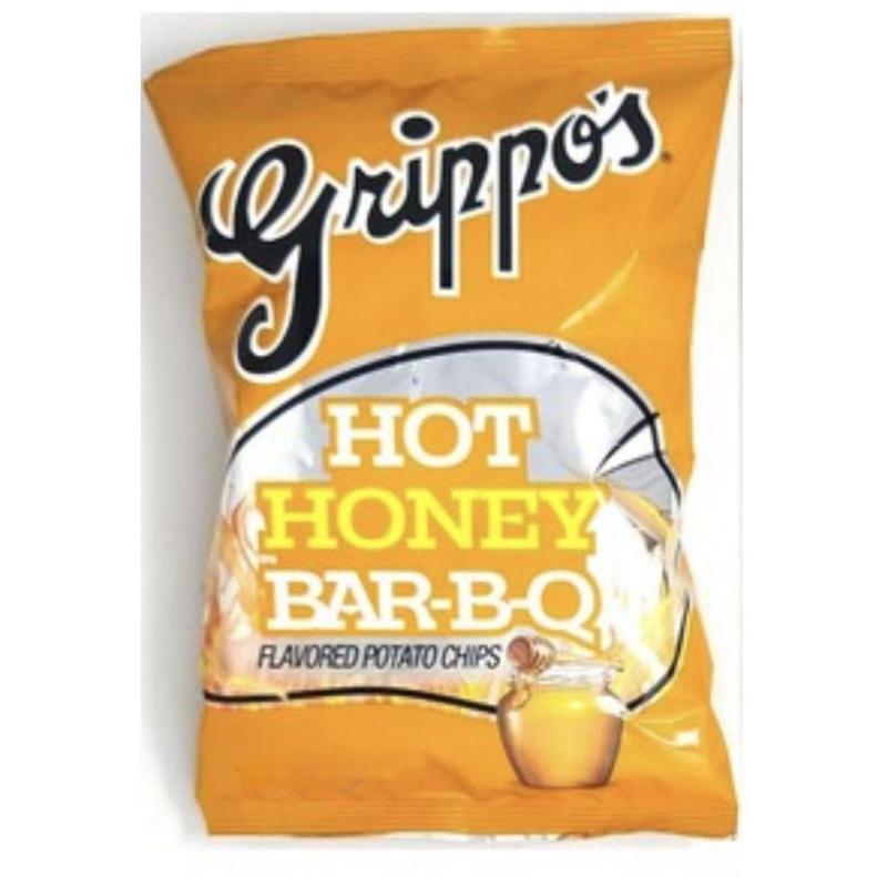 Grippo's Hot Honey Bar-B-Q Flavored Potato Chips 8oz Bag - Crispy ...