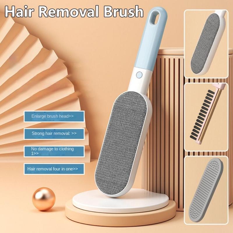 Durable Double-sided Static Hair Removal Brush 4 in1 Removable - TikTok ...