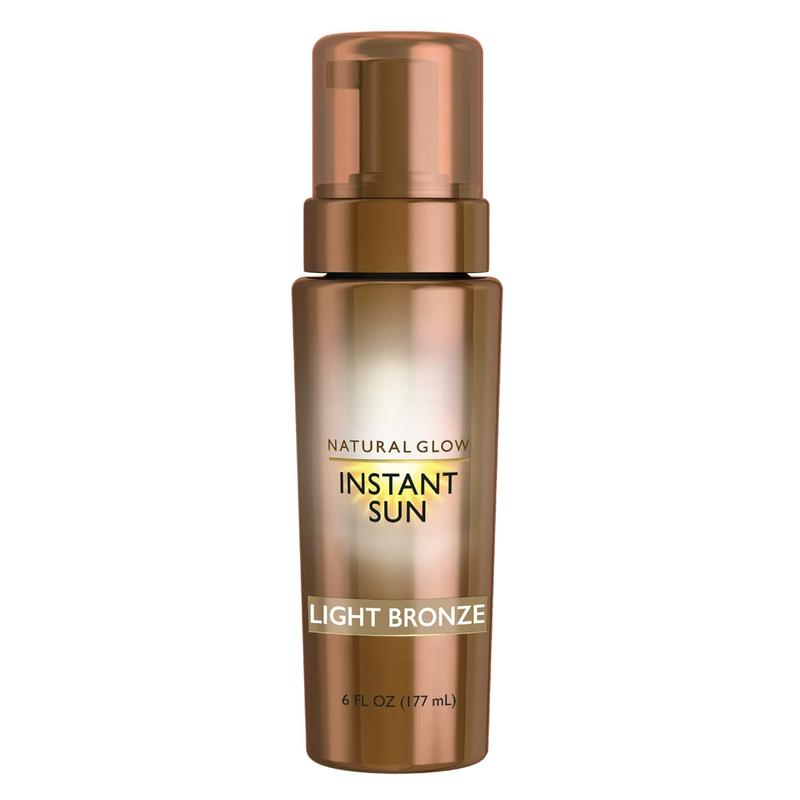Natural Glow Instant Sun Body Mousse, Self Tanner for Light Bronze ...