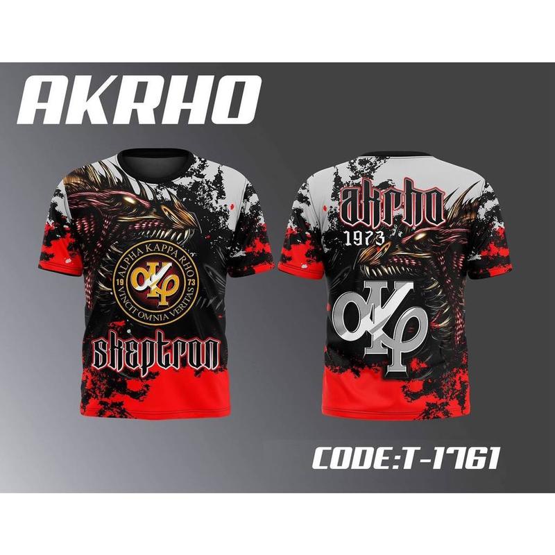 2024 AKP Alpha Kappa Rho Fraternity Full Sublimation Frat Shirt ...