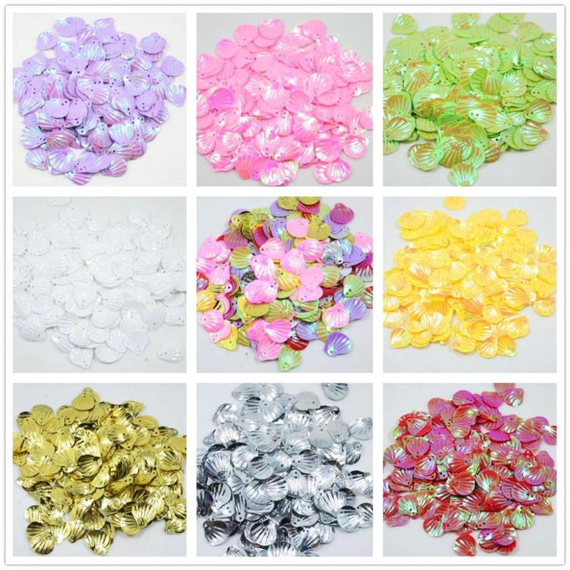 15mm DIY Sparkling Shell Sequins For Sewing Belly Jewelry - TikTok Shop ...