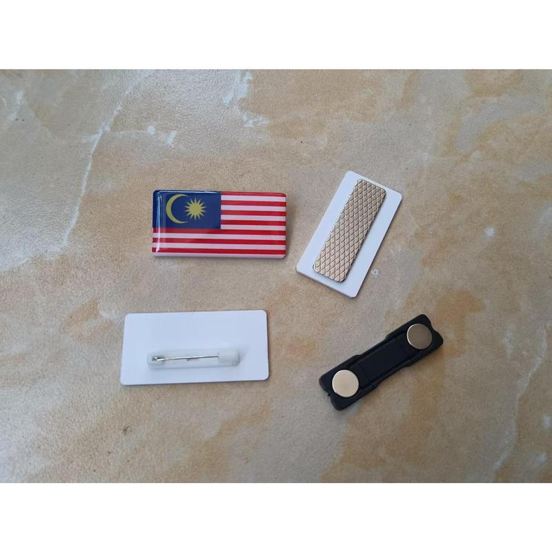 Lencana Epoxy Malaysia Jalur Gemilang (Pin/Magnet) - Saiz 5x2.5cm ...