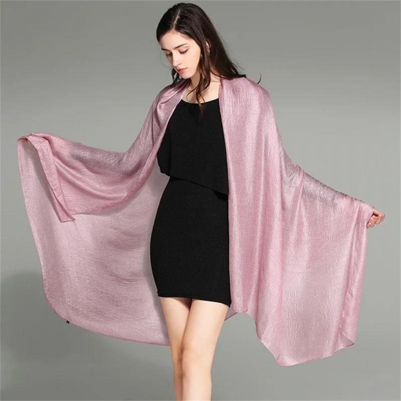 Fashion Solid Color Dutch Linen Silk Feeling Scarf For Women - TikTok ...