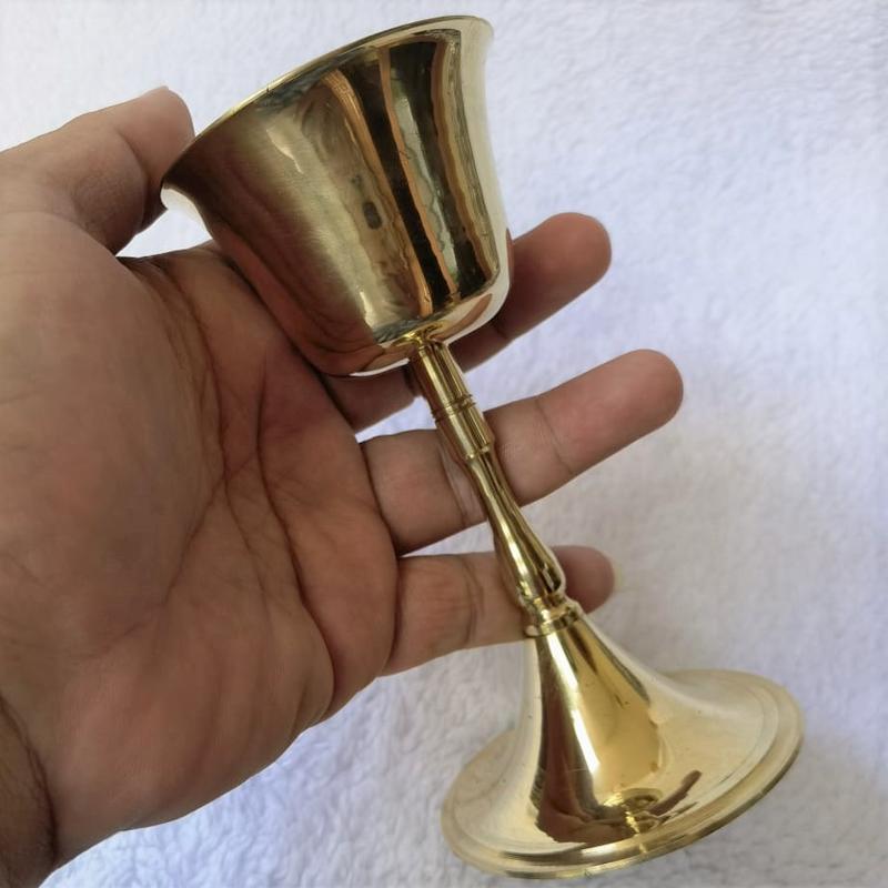 Vas Bunga Gelas Pendek Kuningan - Brass Vase - MK Aluminium - Shop ...
