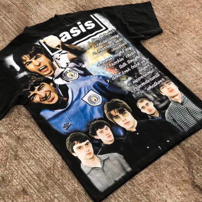 เสื้อวง Oasis เสื้อวงดนตรีต่างประเทศ เสื้อวินเทจ โอเอซิส 100 - TikTok ...
