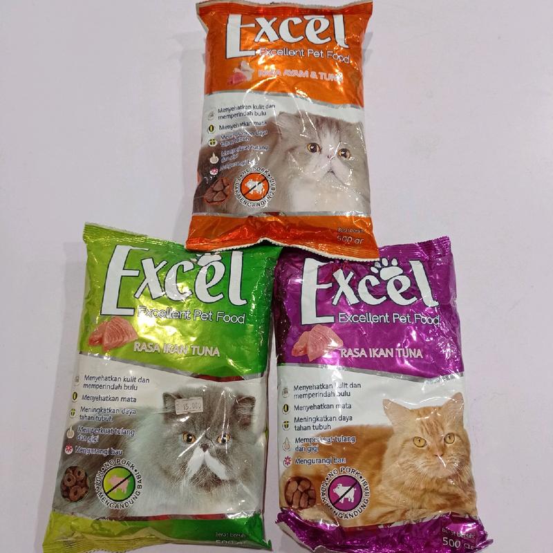 Excel Catfood All Varian 500gr - Shop | Tokopedia